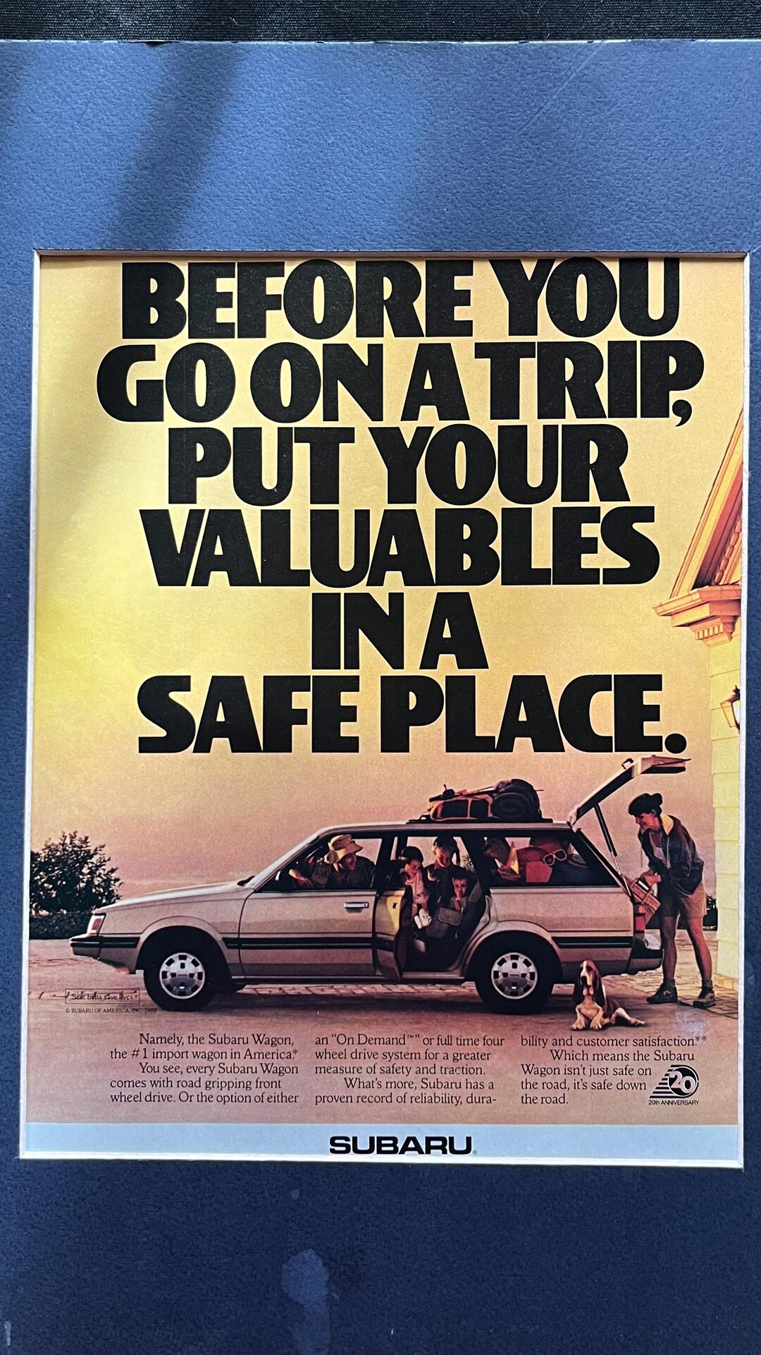 80's Subaru Wagon Advertisement - Etsy