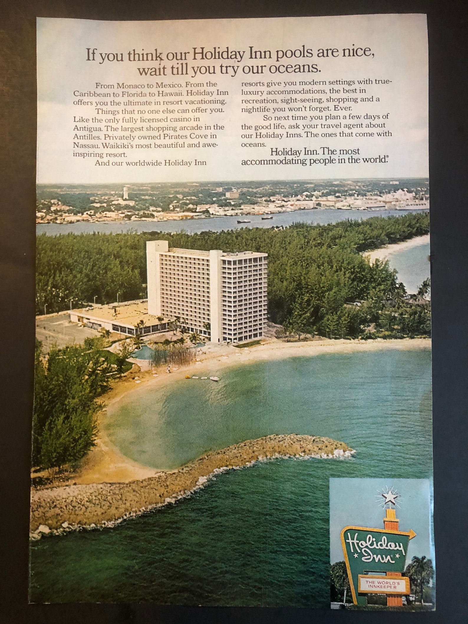 1970's Holiday Inn Advertisement - Etsy