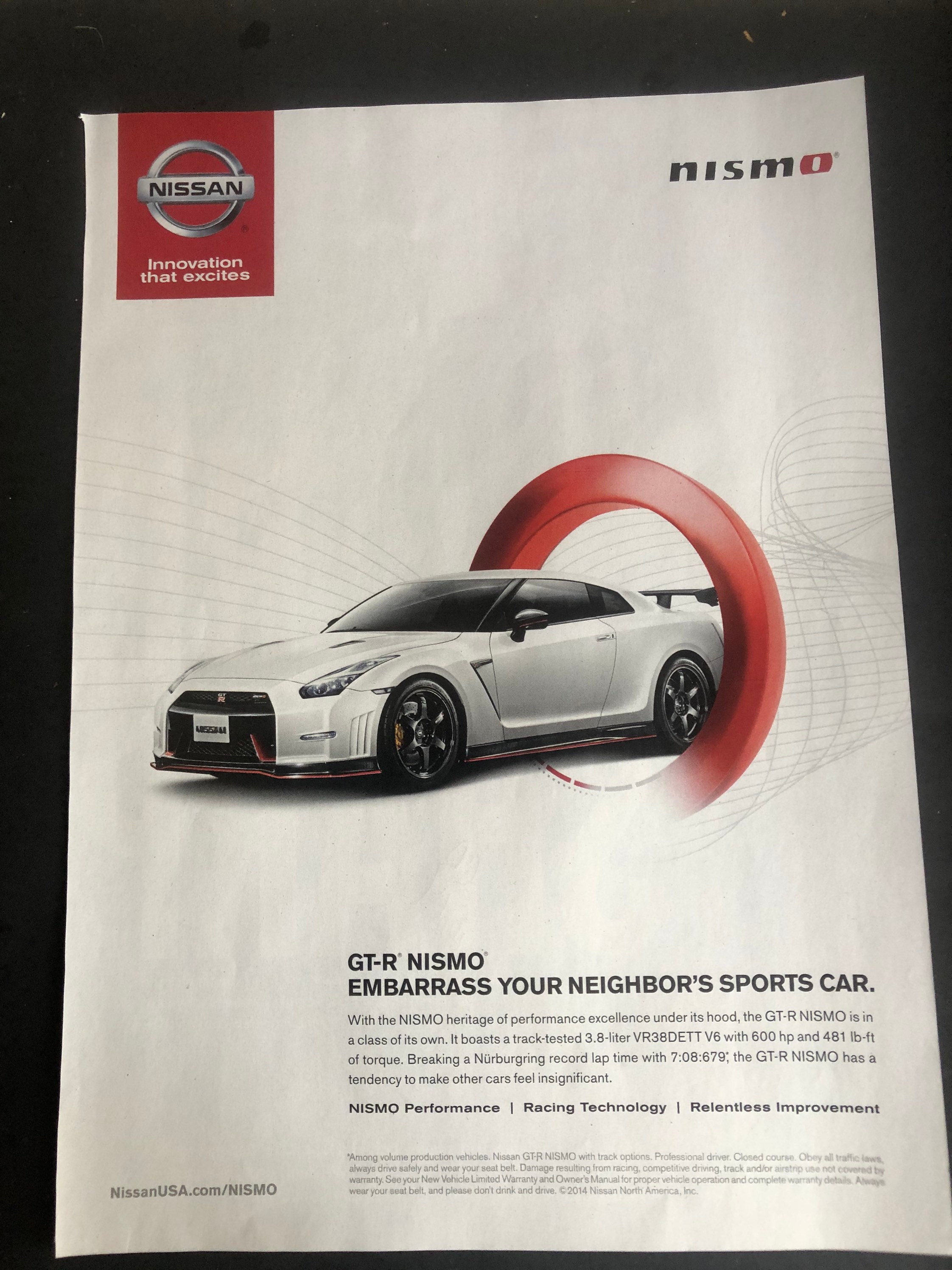 2000's Nissan GT-R Nismo Advertisement - Etsy