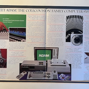 1980's Adam, Colecovision Family Computer System Print Advertisement - Etsy