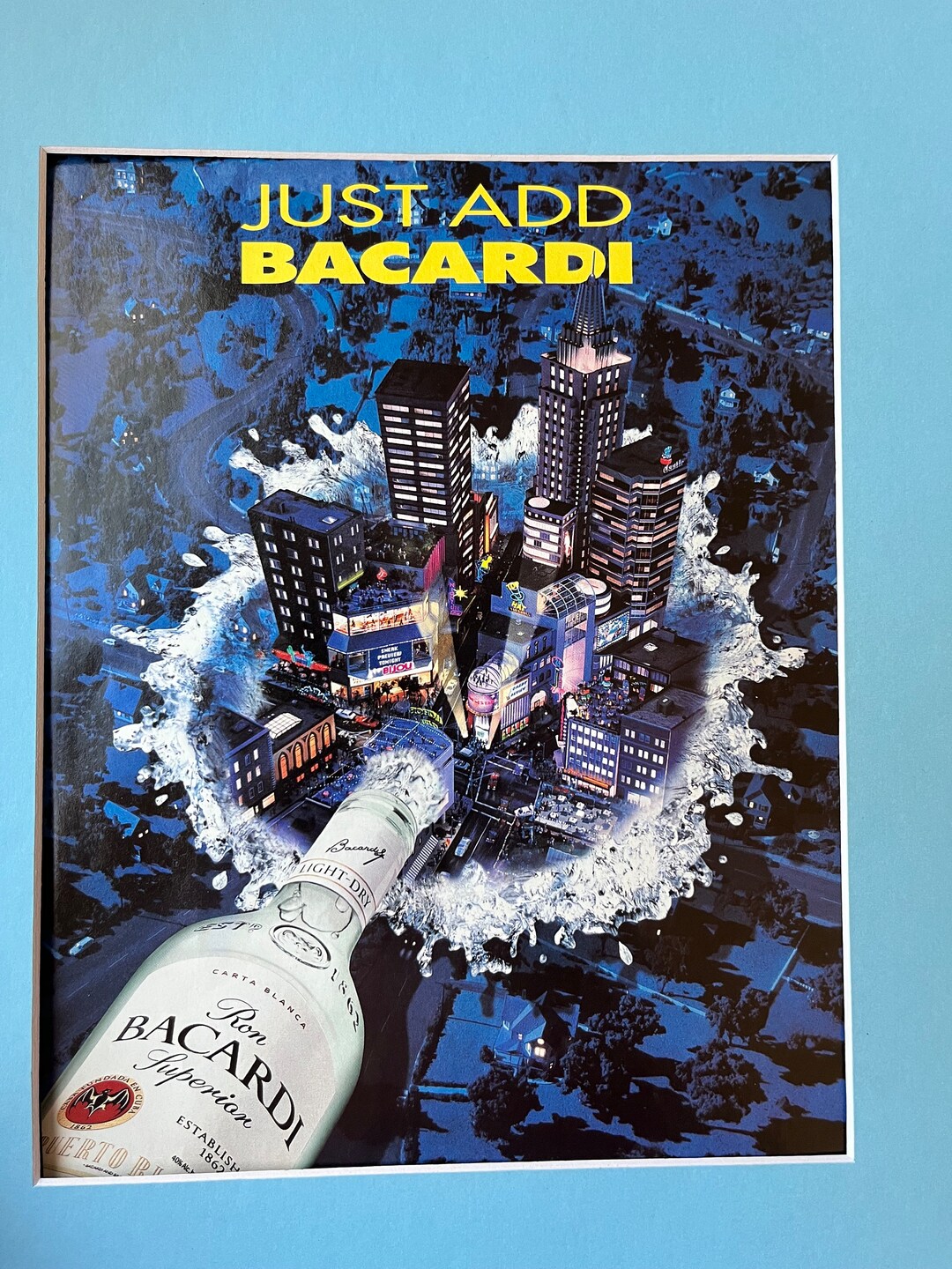 1990's Bacardi Rum Advertisement - Etsy