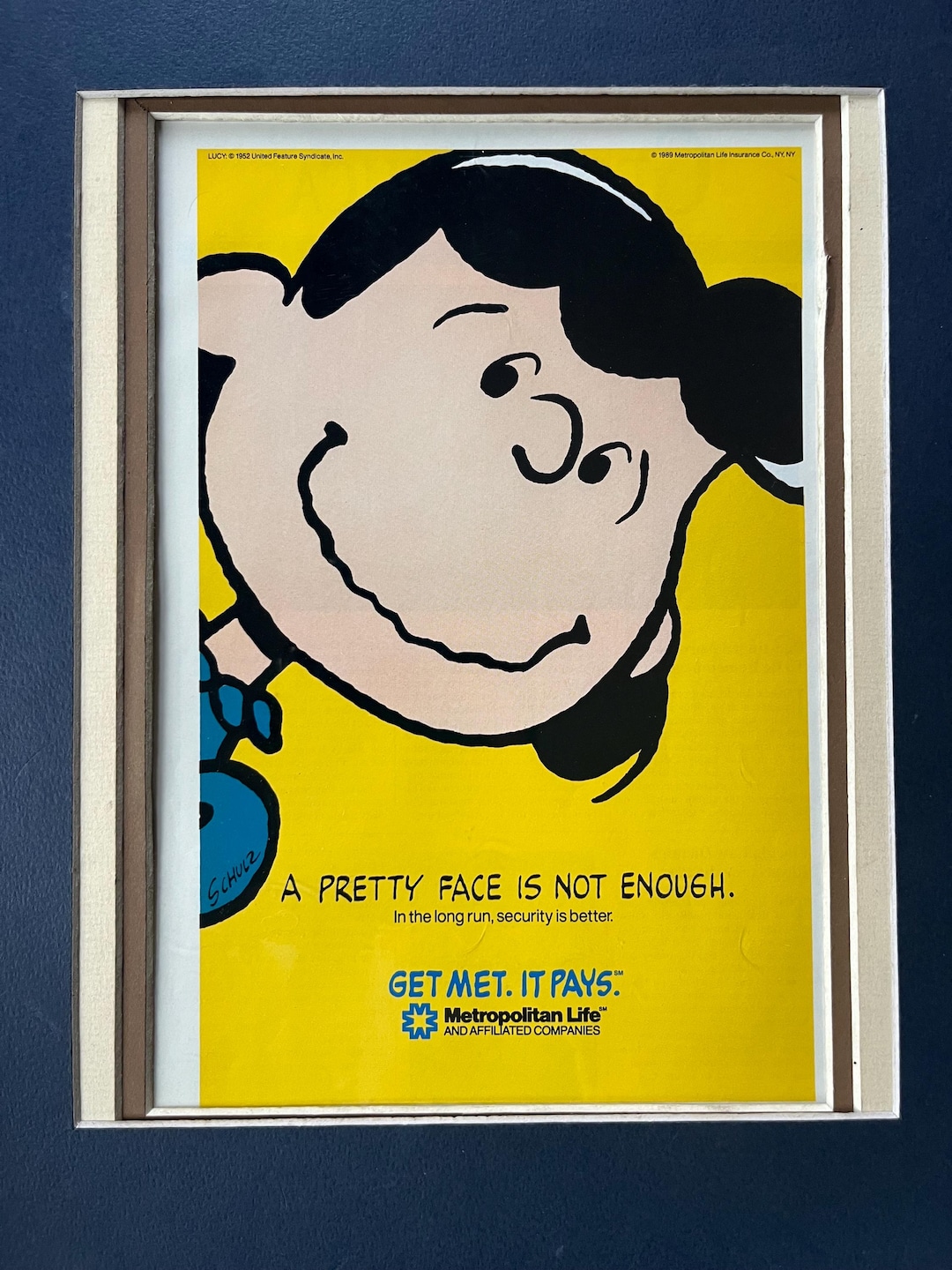 1980's Snoopy Metlife Original Print Ad - Etsy