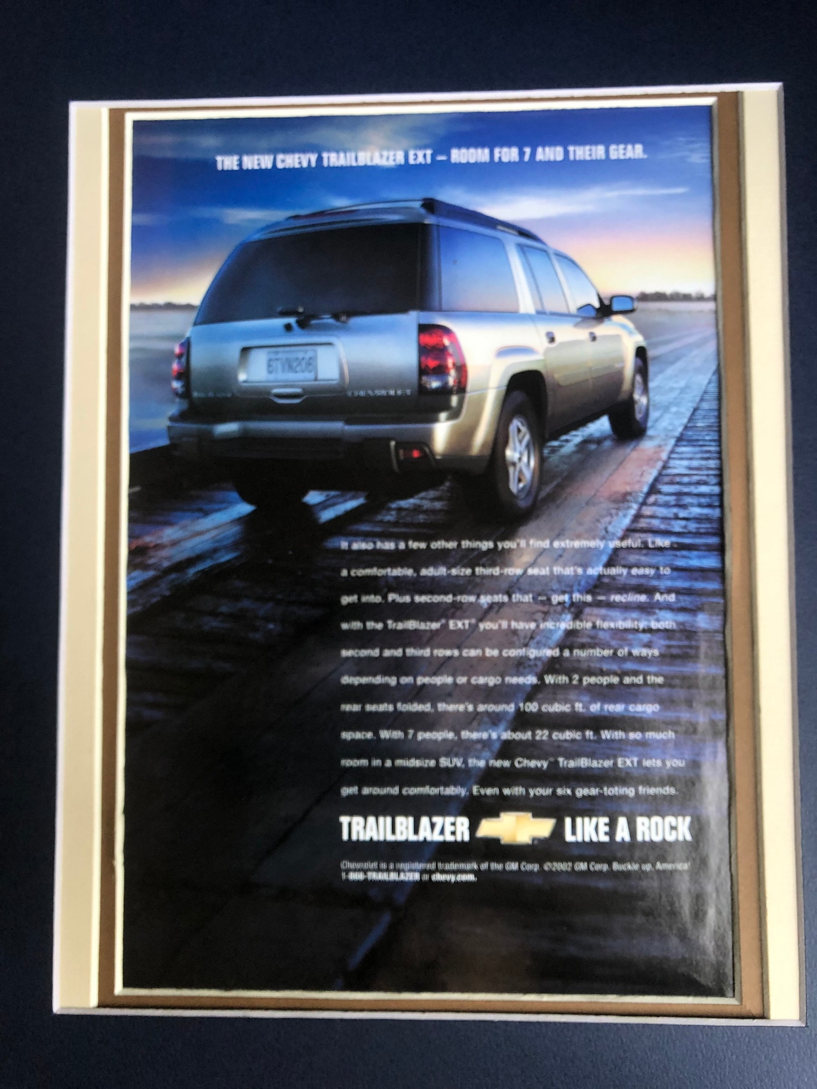 2000's Chevy Trailblazer Print Advertisement - Etsy