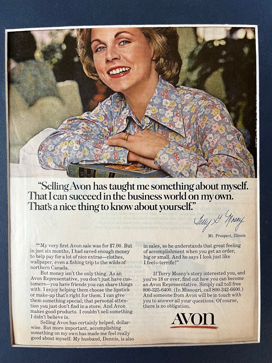 1970's Avon Advertisement - Etsy