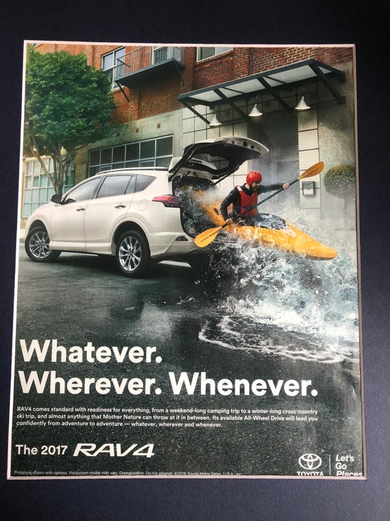 2000's Toyota Rav4 Advertisement | Etsy