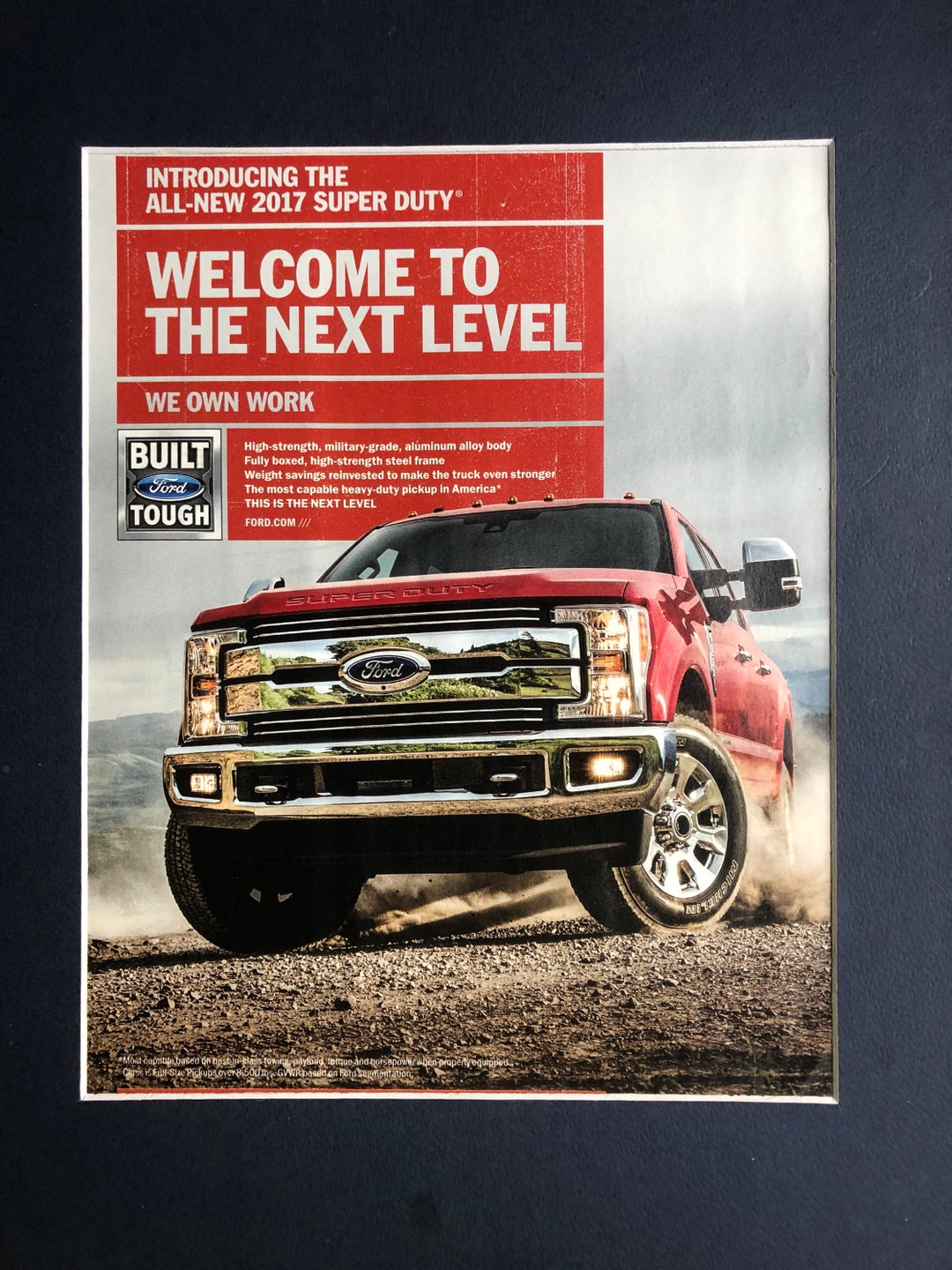 2000's Ford Super Duty Truck Advertisement - Etsy