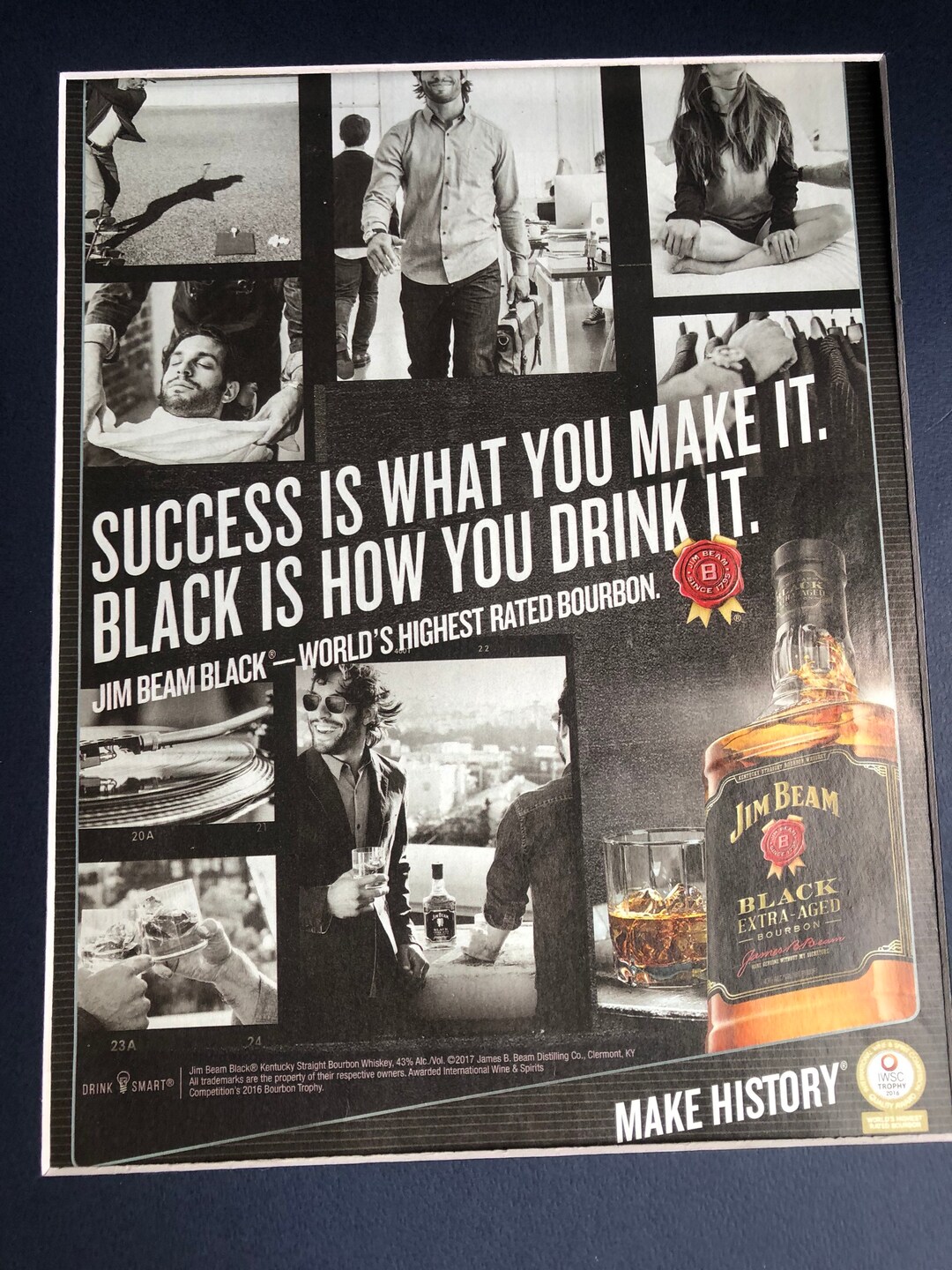 2000's Jim Beam Print Advertisement - Etsy