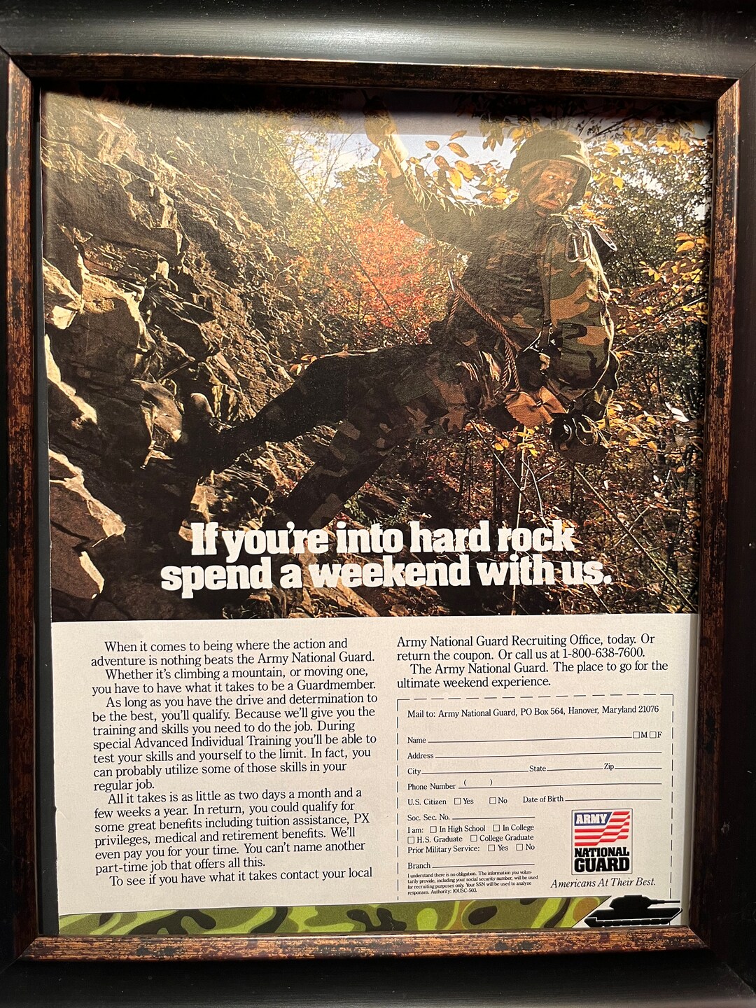 1990's United States Army Advertisement - Etsy