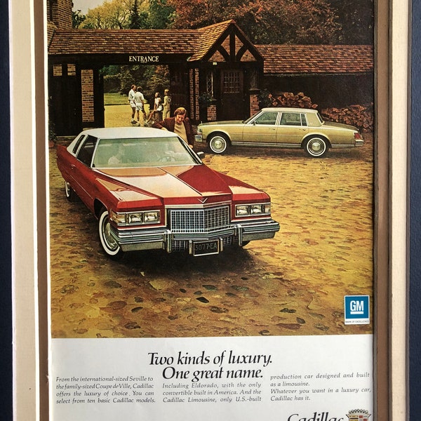 Cadillac Print - Etsy