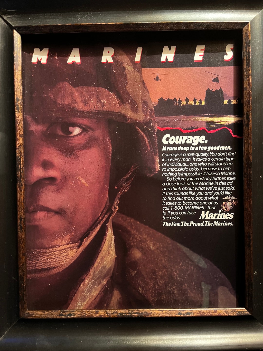 1980's United States Marines Advertisement - Etsy