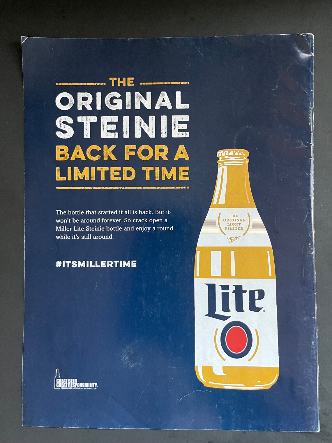 00’s Miller Lite Steinie Advertisement - Etsy