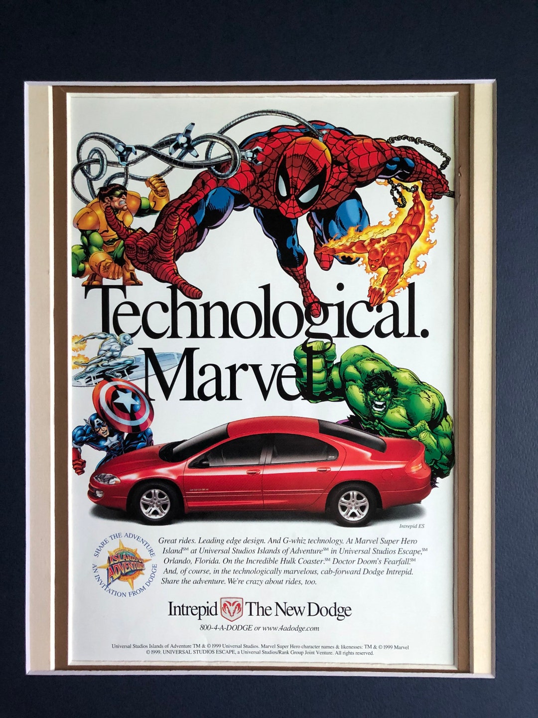 1990's Dodge Intrepid Advertisement Technological - Etsy.de