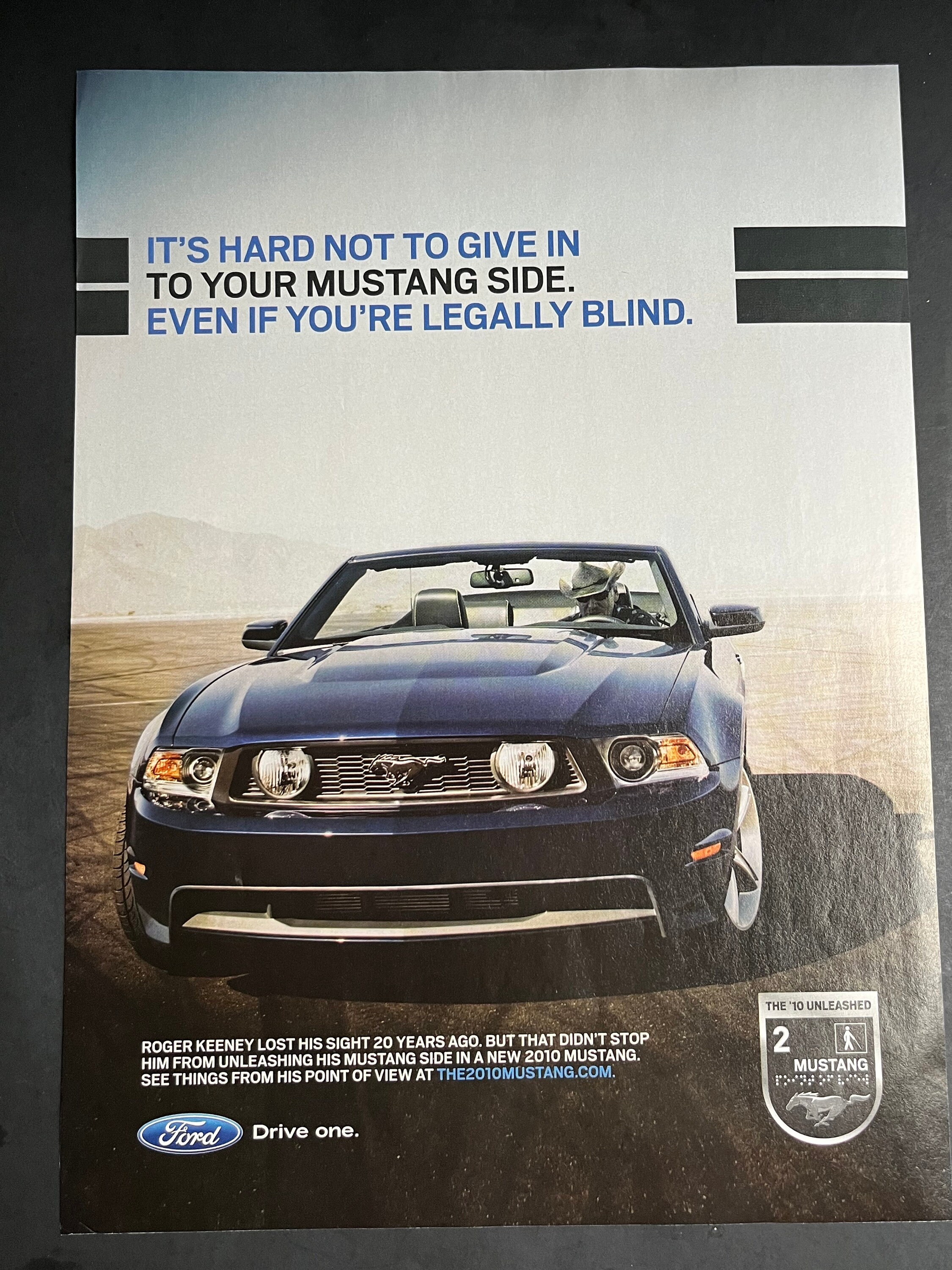 2000's Ford Mustang Print Advertisement - Etsy