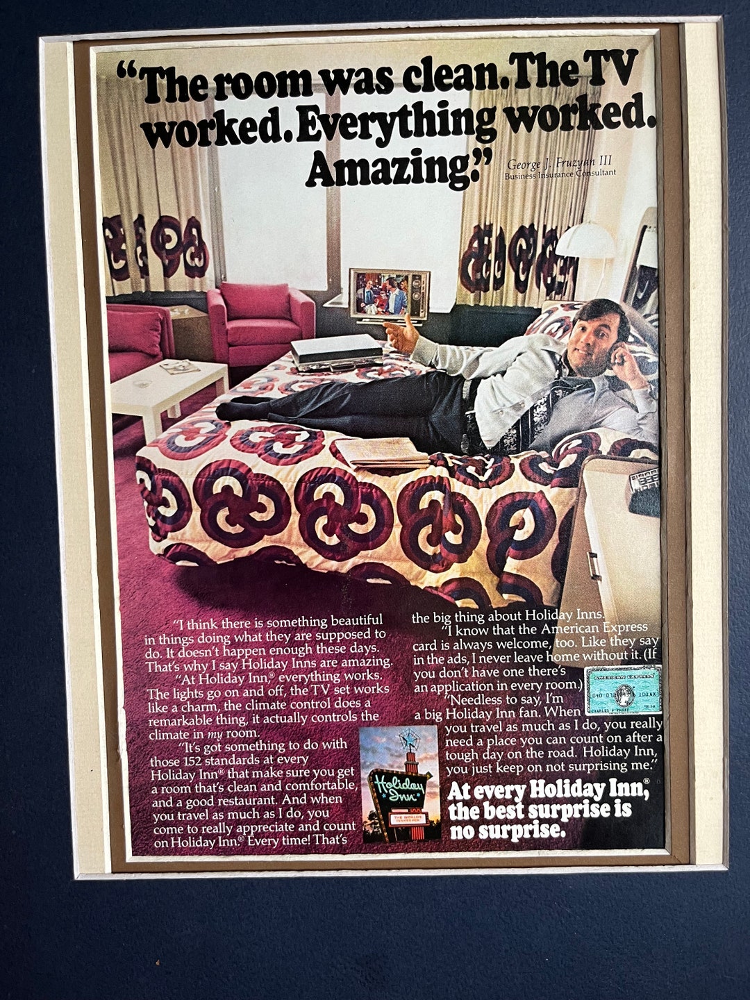 1970's Holiday Inn Advertisement - Etsy