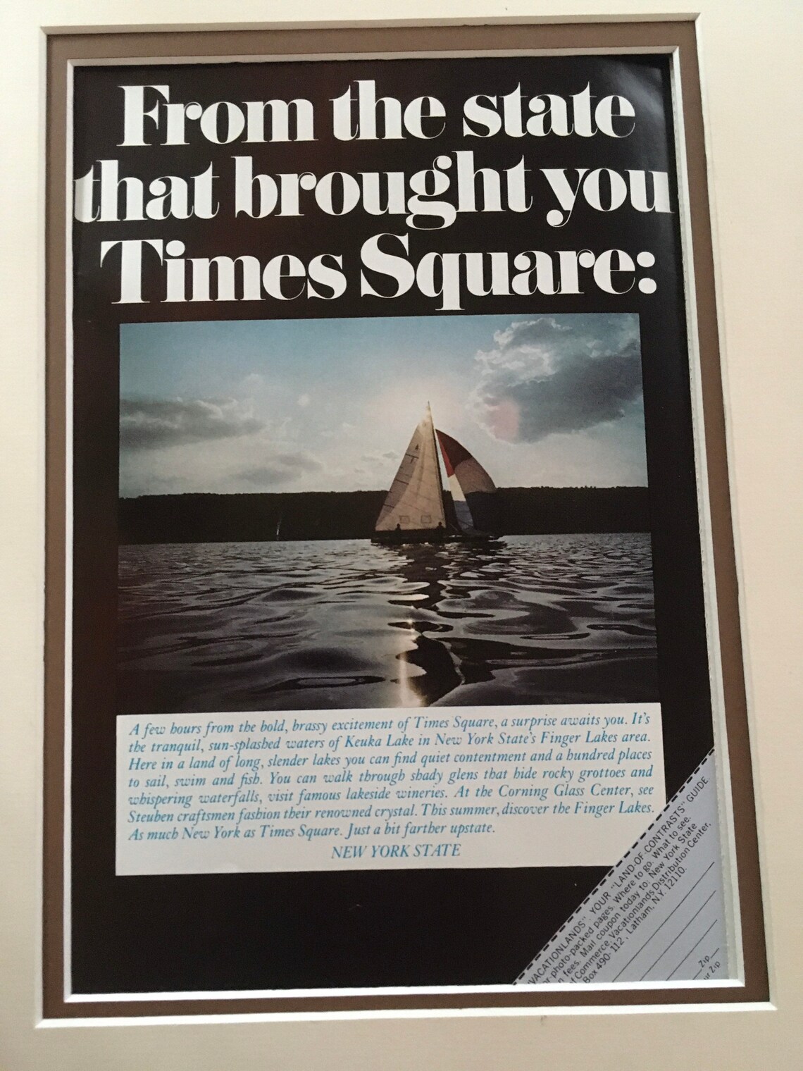 1970's New York Advertisement from the State That Brought You Times ...