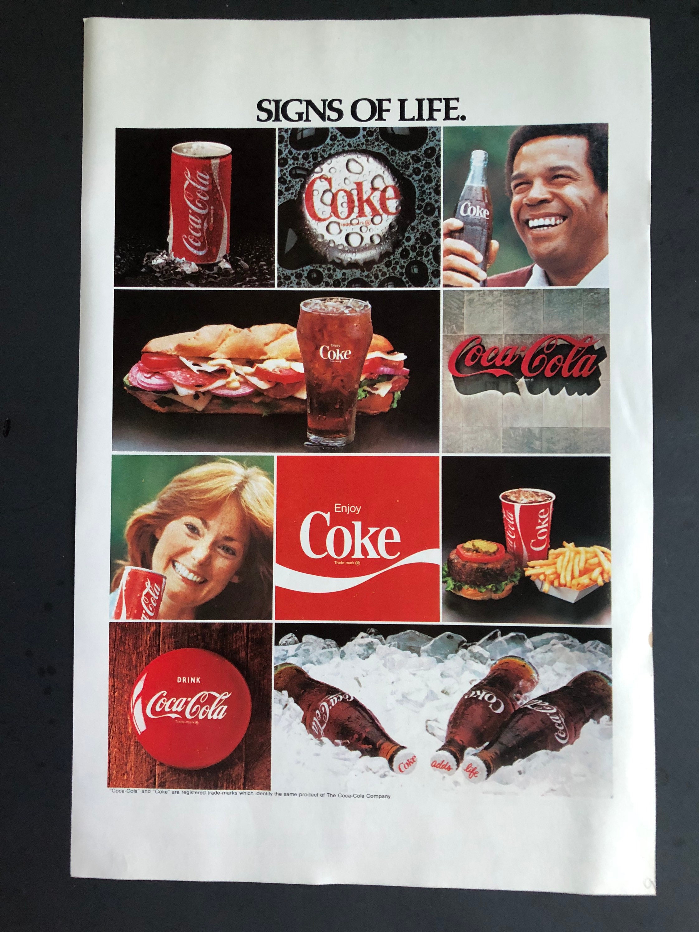 Coca Cola Ad 1970s