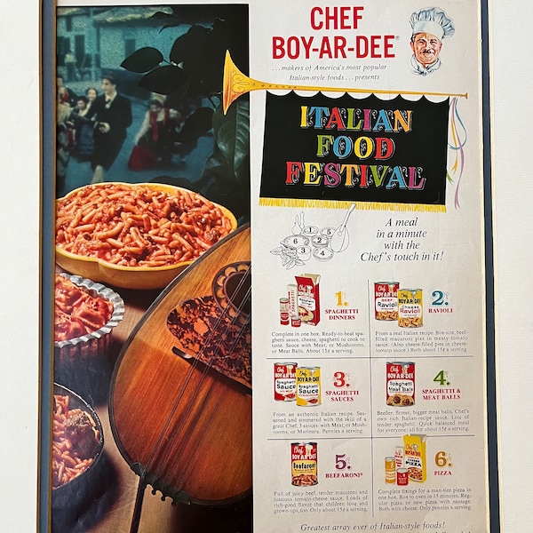 Chef Boyardee - Etsy