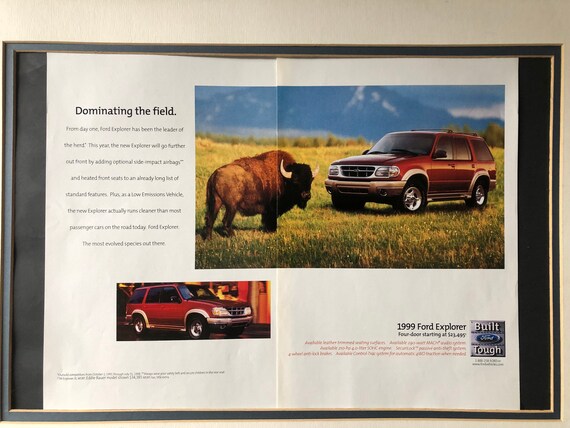 1990's Ford Explorer Vintage Advertisement | Etsy
