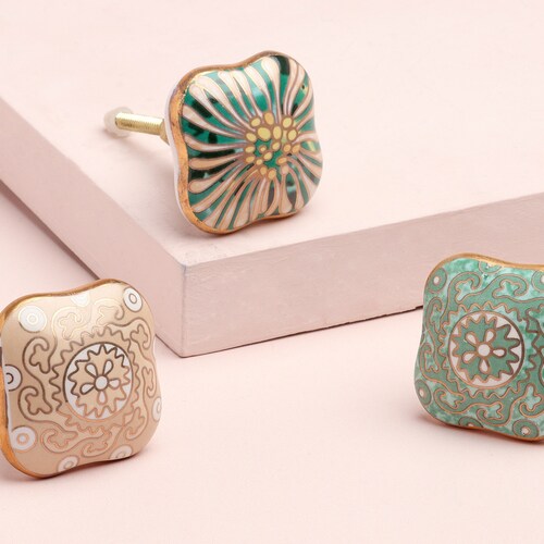 G Decor Oro Ceramic Door Knobs Cupboard Knobs - Etsy