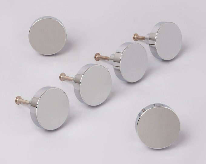Polished Chrome Pulls, Polished Chrome Handles, Chrome Kitchen Handles, Hammered Brass Handle ...