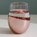 G Decor Set of 4 Sephora Two-tone Rose Gold Tumbler Glasses Elegant ...