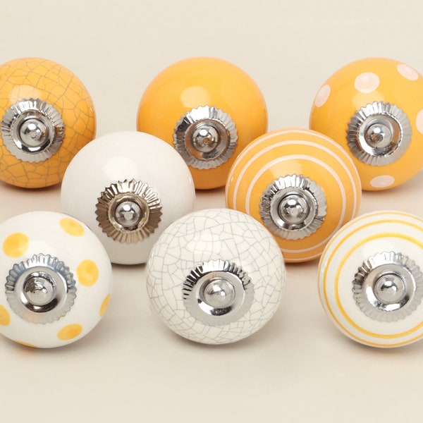 Yellow Knobs - Etsy UK