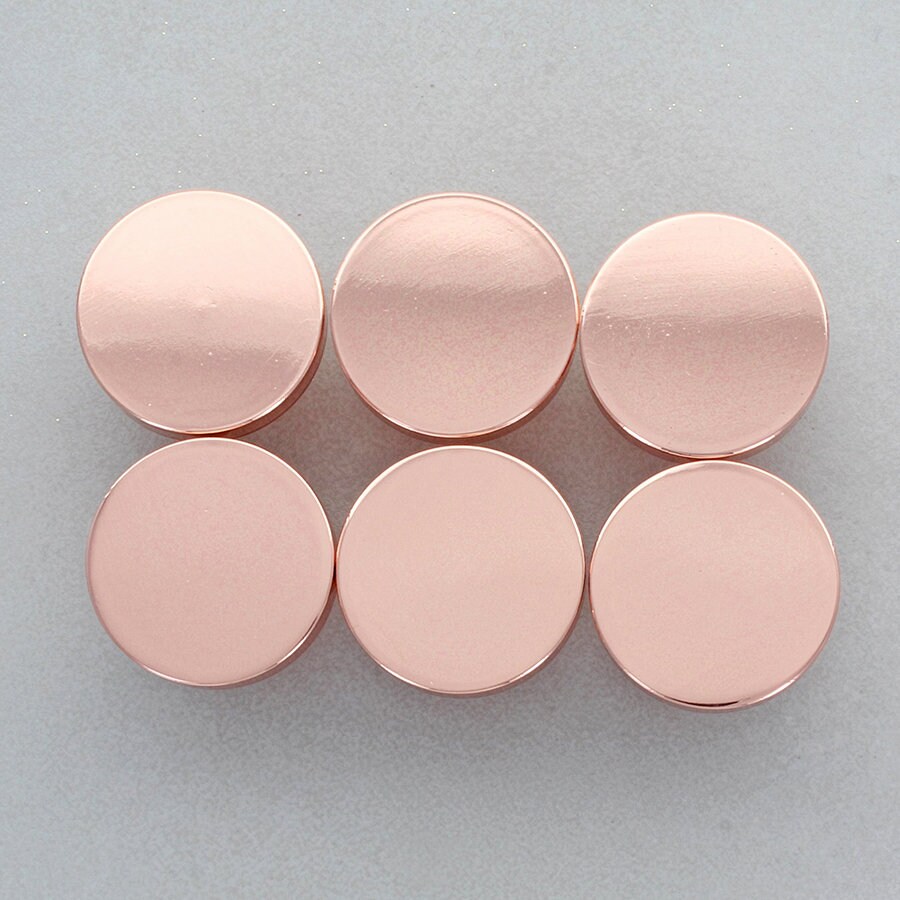 G Decor Set of 6 Luxury Rose Gold Cabinet Pull Knobs | Etsy