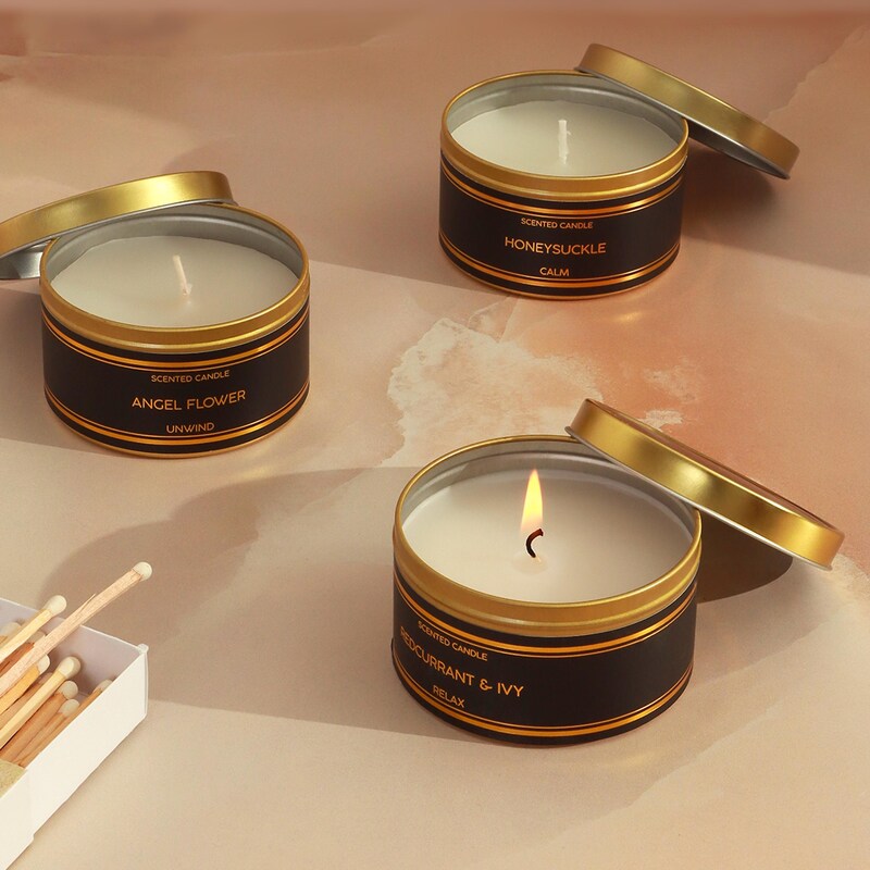 Mood Candles in Tin - Etsy UK