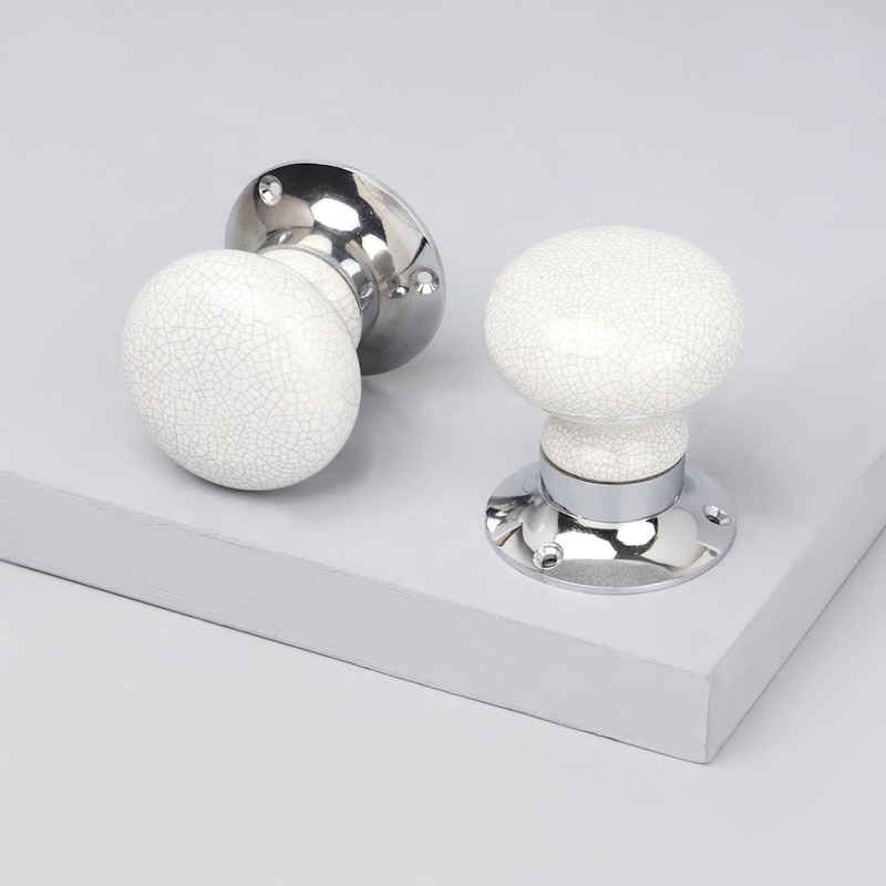 White Knobs - Etsy