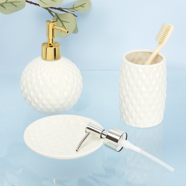 Bath Accessories Set - Etsy