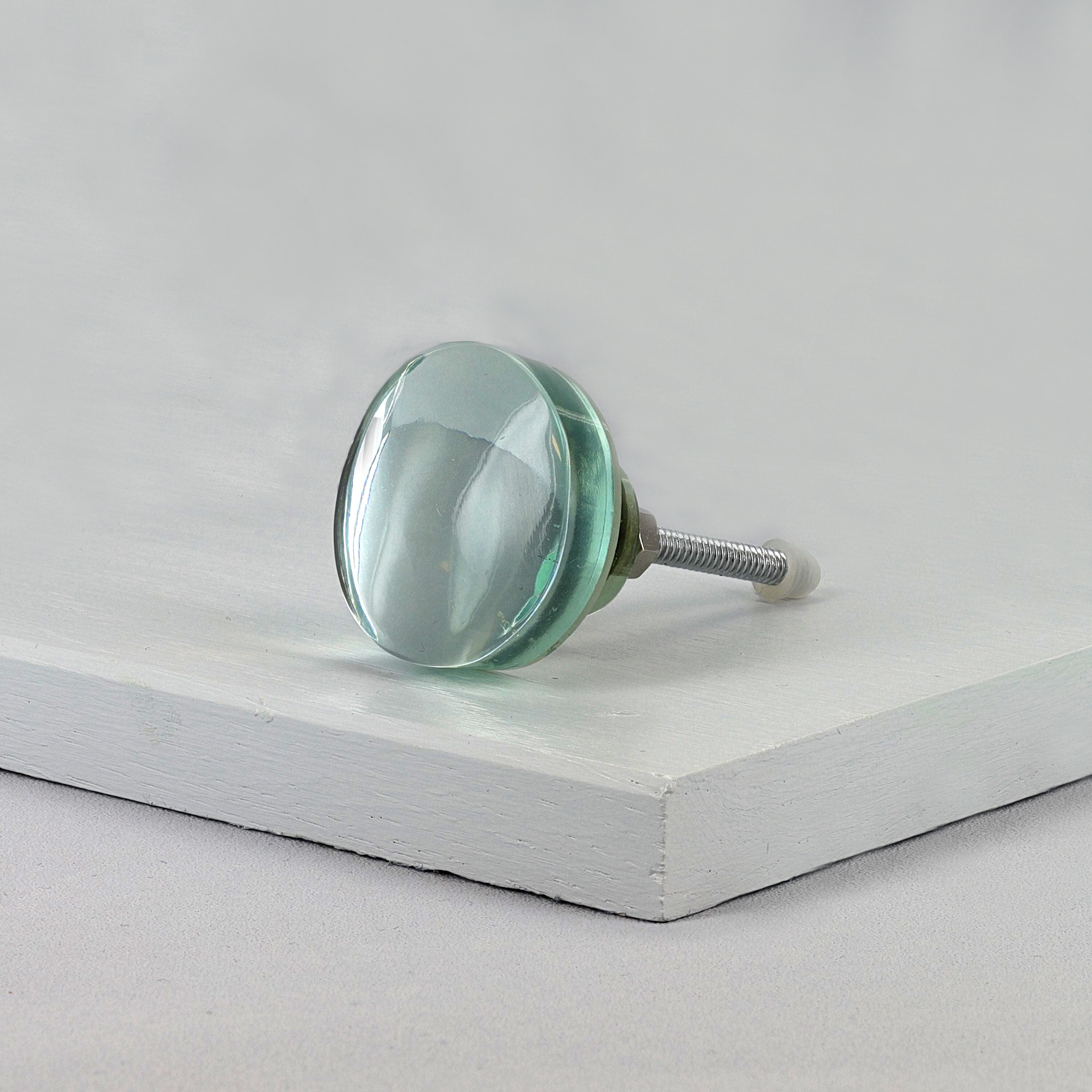 G Decor Alma Crystal Clear Mirror Glass Pull Knobs - Etsy