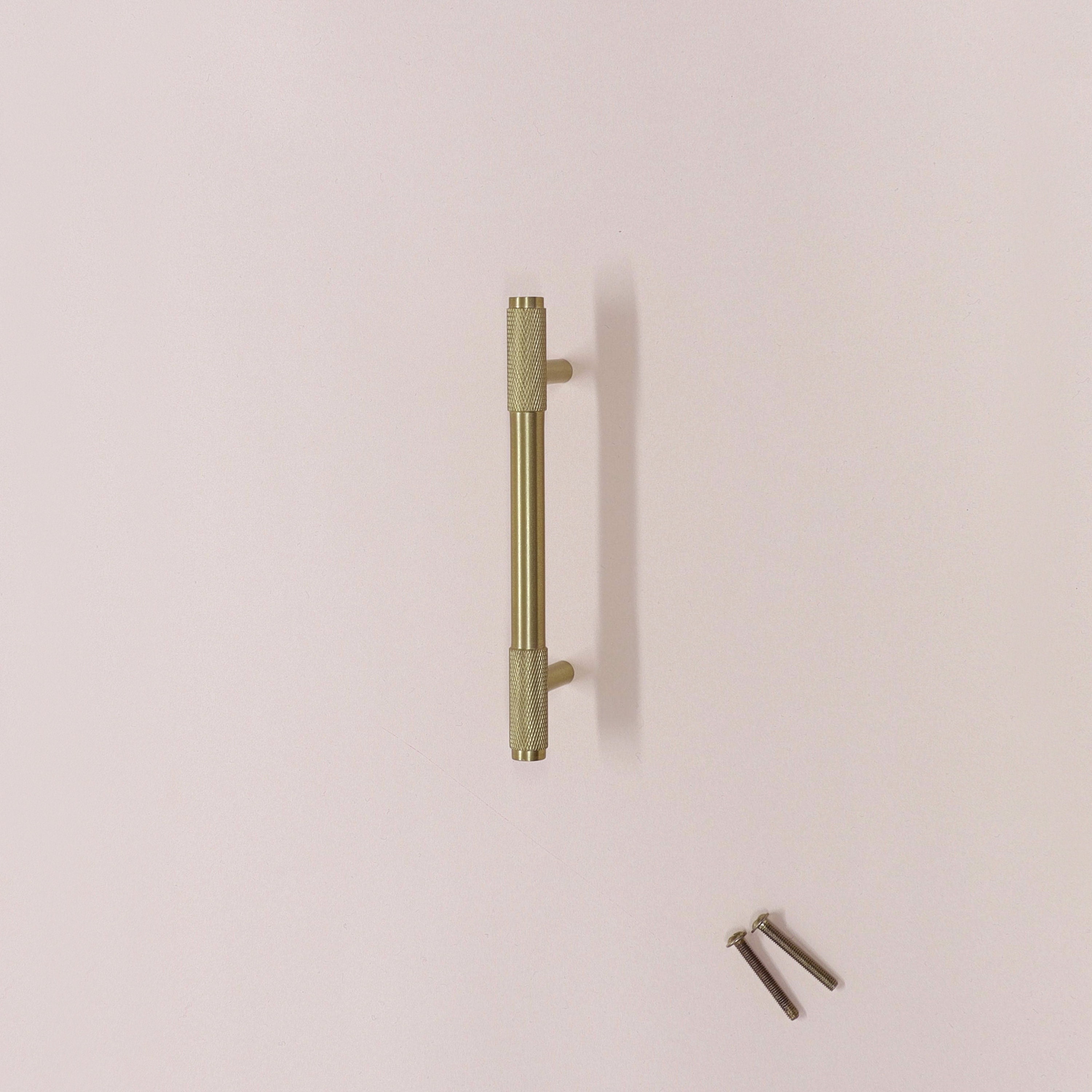G Decor Matt Solid Brass Knurled T Bar Kitchen Gold Cupboard | Etsy UK