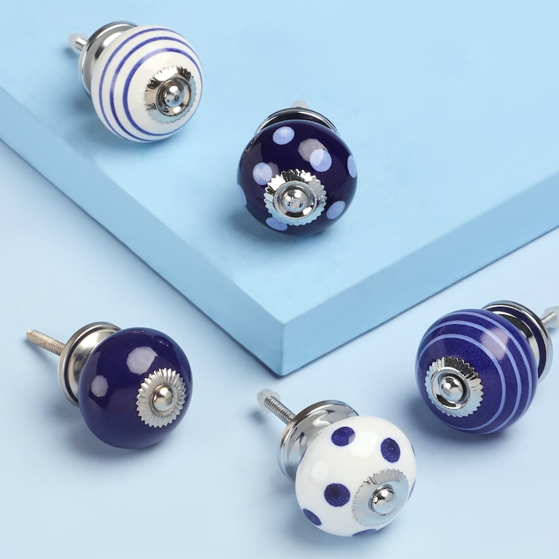 Navy Blue Knobs - Etsy