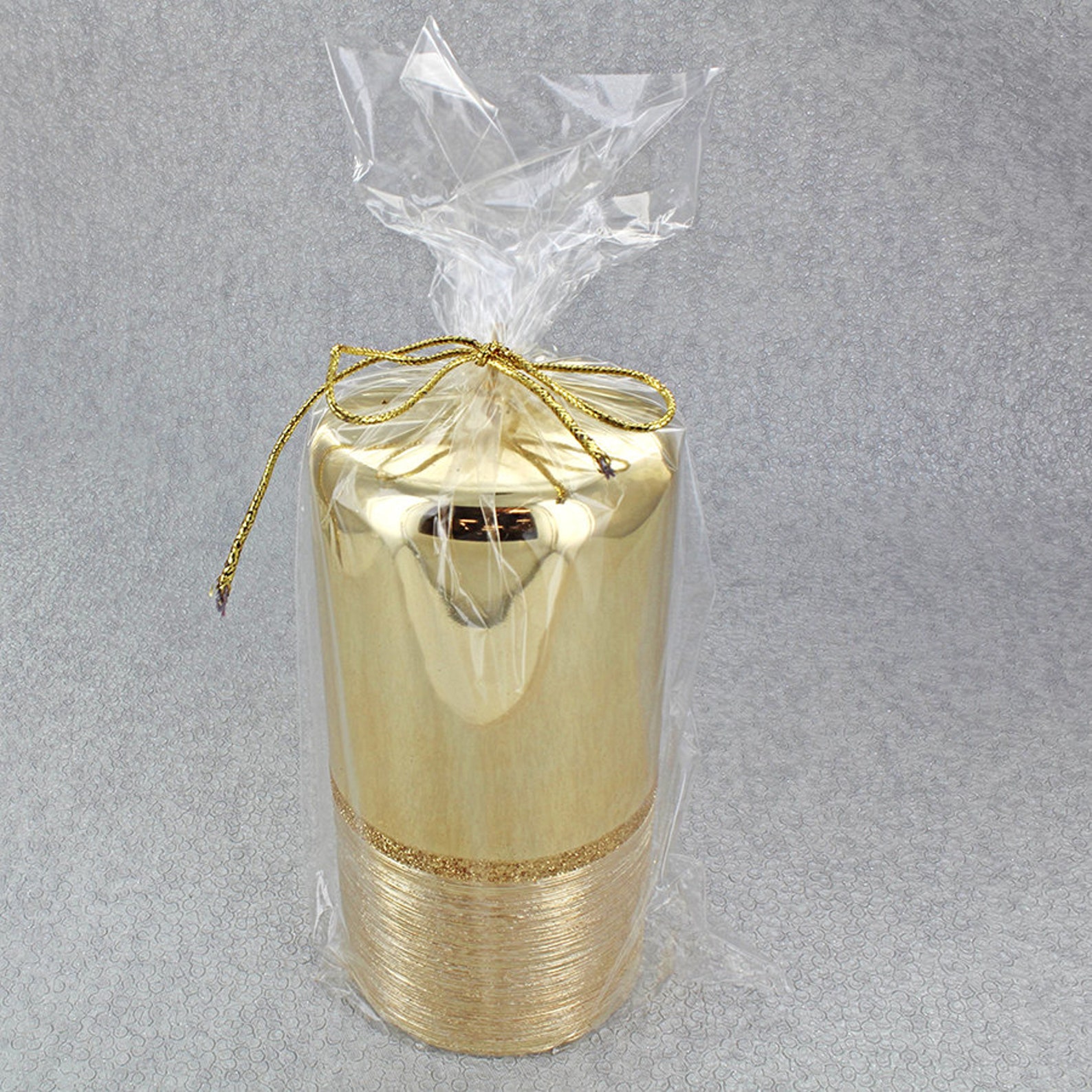 G Decor Gold Glitter Glass Effect Reflecting Plain Gloss | Etsy