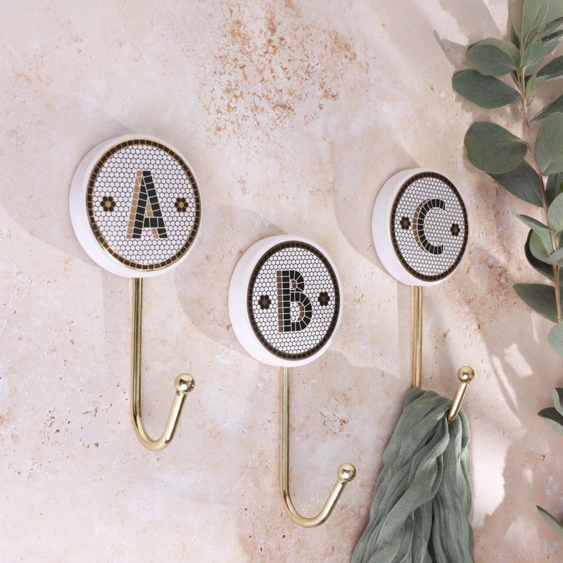 Mosaic Tile Hooks - Etsy