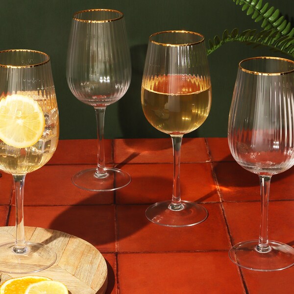 Vintage Wine Glasses - Etsy