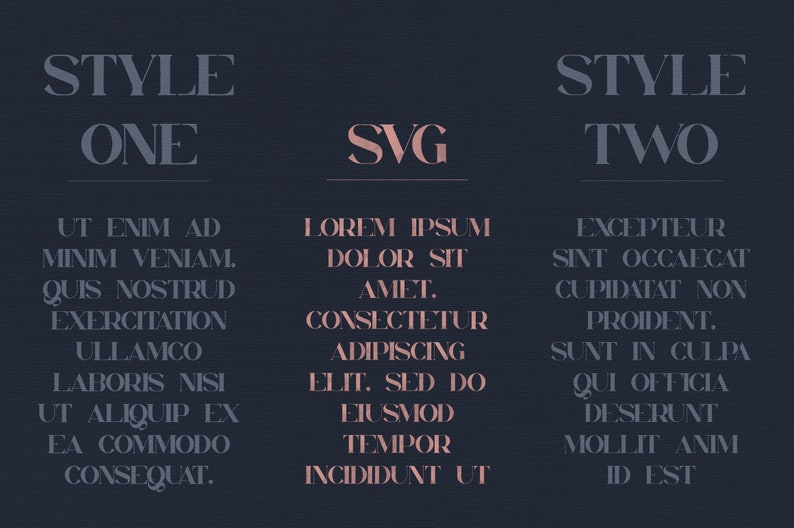 Orphic Typeface – Textured Bitmap SVG Serif With 2 Solid Styles ...