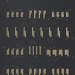 Pandora Display Font - Etsy