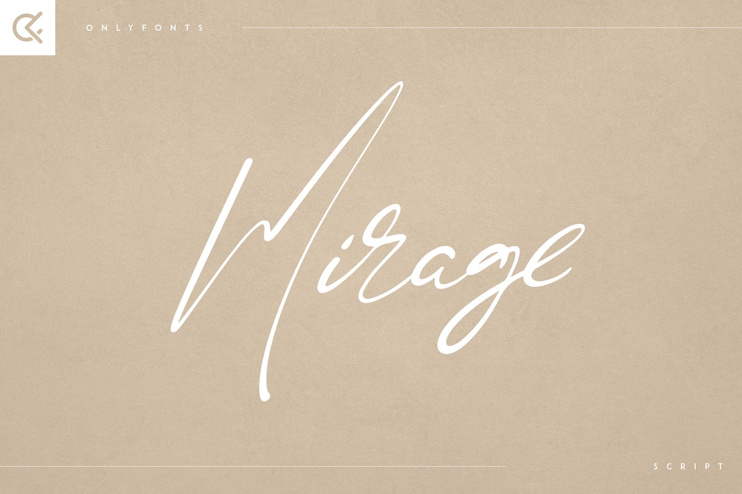 Mirage - Creative Script Font - Etsy