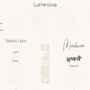 Font Starter Pack 3 - Procreate Fonts, Canva Fonts, Branding Font, Modern Font, Fonts for ...