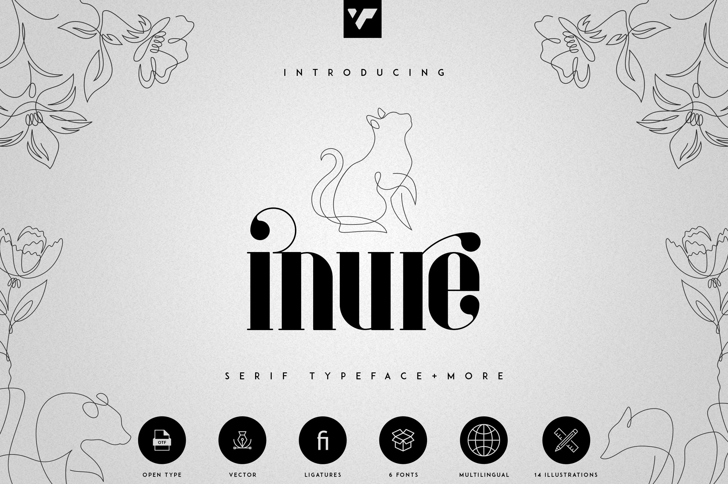 Inure Serif Typeface More - Etsy