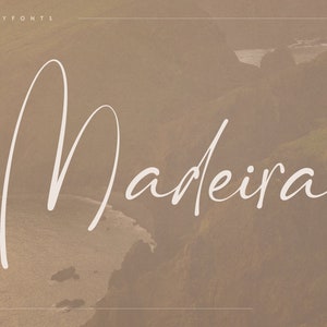 Madeira - Handmade Script Font - Etsy