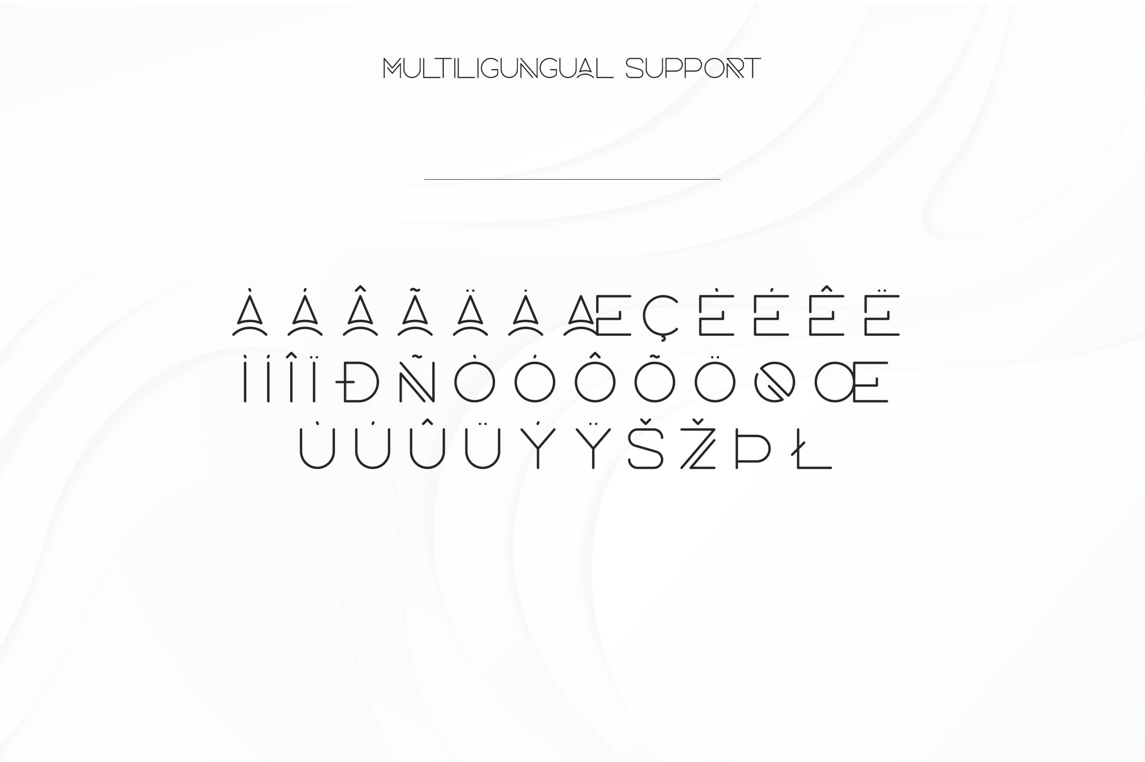 Inertia Logo Typeface – Futuristic Sans With 5 Weights, Alternate ...