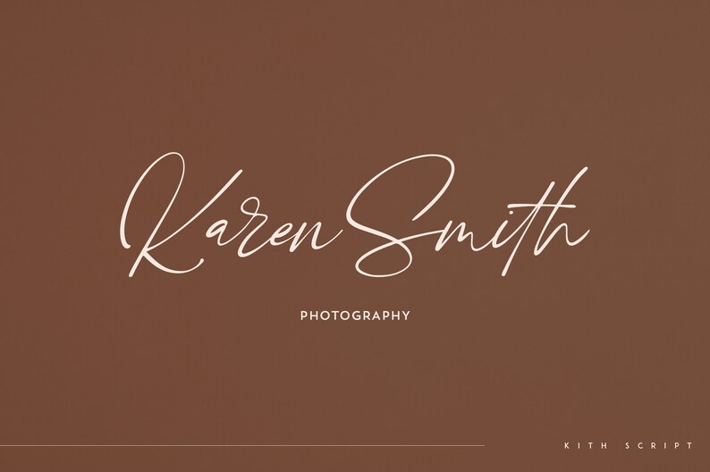 Kith Handmade Script - Etsy