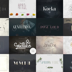 26in1 Legendary Font Bundle | Font Collection | -95% off | Downloadable ...
