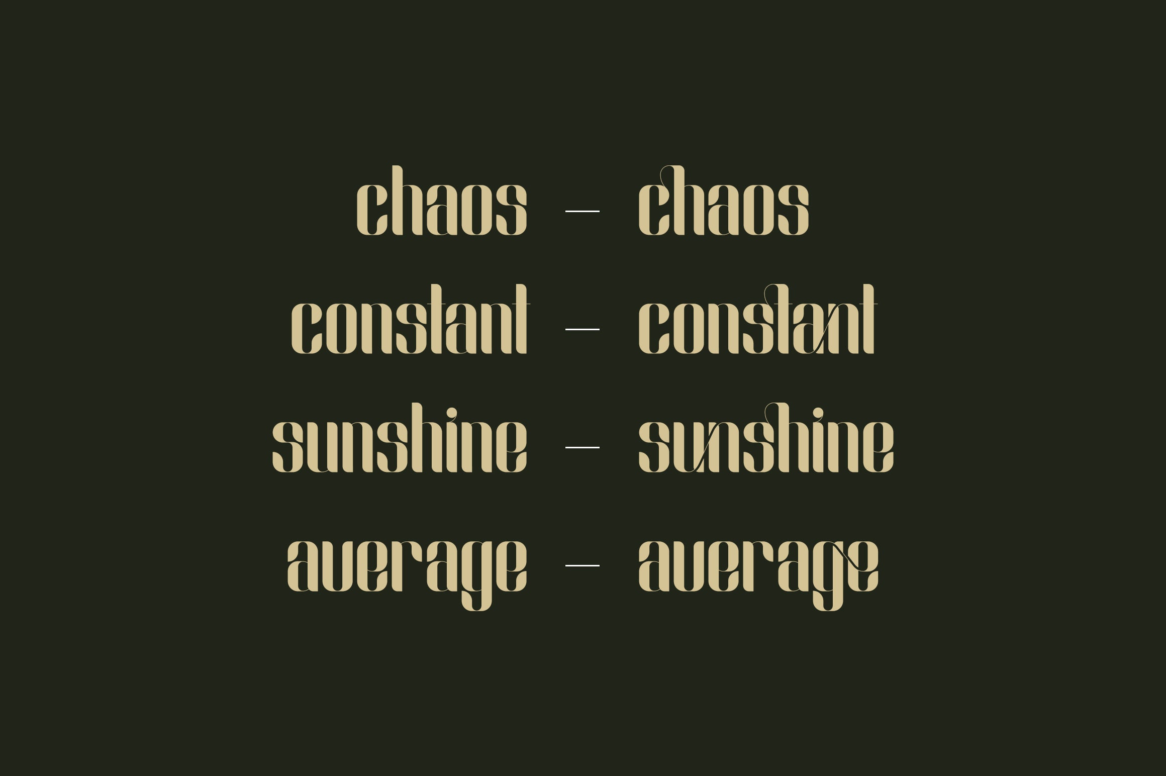 Slang Ligature Font - Etsy