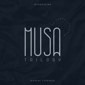 Musa Display Typeface - 12 Fonts - Etsy