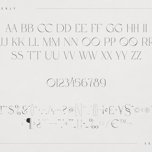 Ferly Elegant Serif Font Luxury High-contrast Typeface With ...