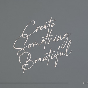 Kith - Handmade Script - Etsy