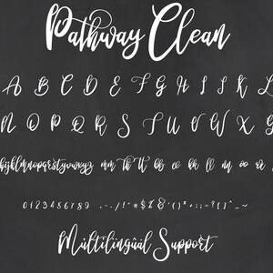 Pathway Script - 2 Styles - Etsy
